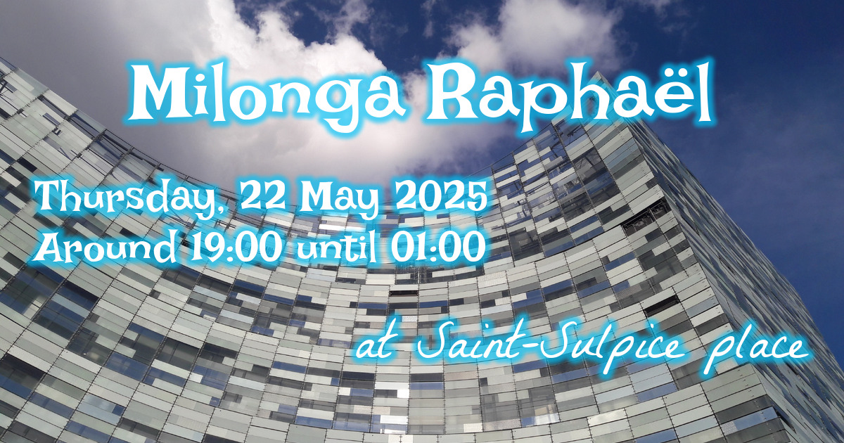 Argentine Tango ball 721 by Milonga Raphaël - Libre Air